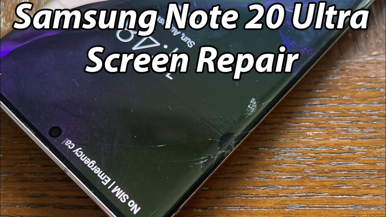 Samsung Note 20 ultra screen repair replacement teardown start to ...