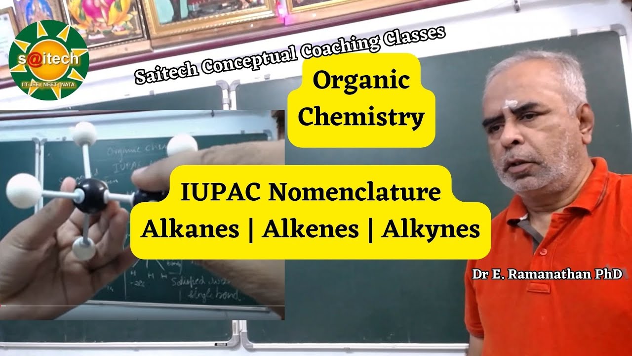 Saitech Coaching Classes - Organic Compounds IUPAC Nomenclature - YouTube
