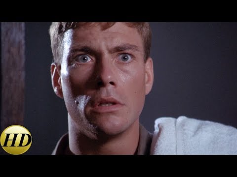 Тонг По отбивает штукатурку. Кикбоксер 1989.