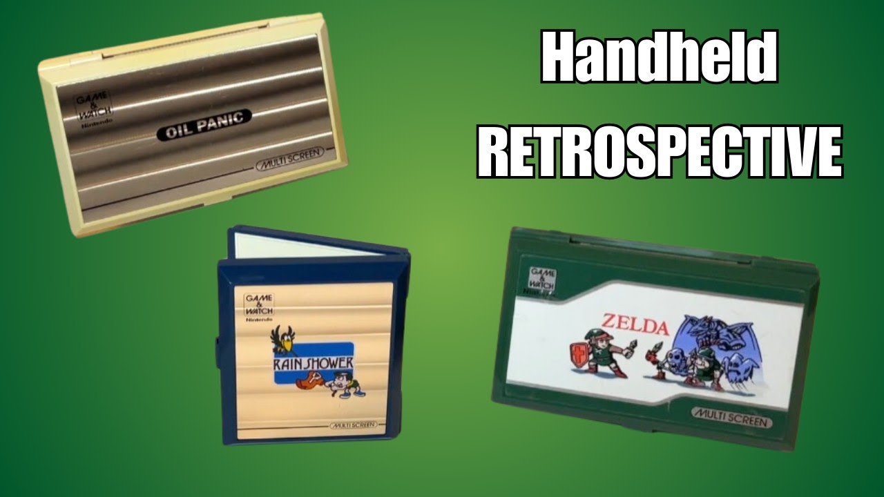 Exploring three retro 1980s Nintendo Game & Watch handheld games - Oil ...