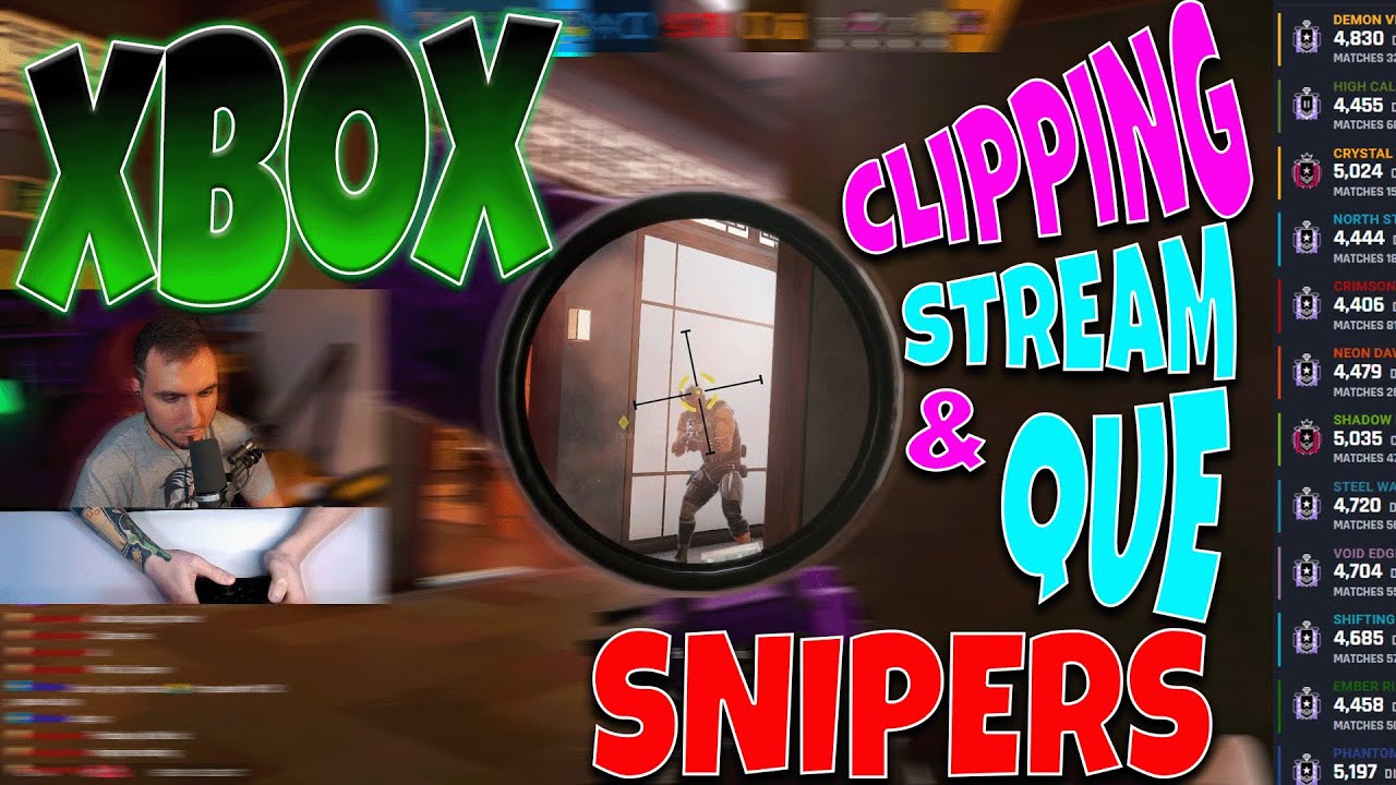 Hitting Clips On Stream Snipers : Rainbow Six Siege Ranked - YouTube