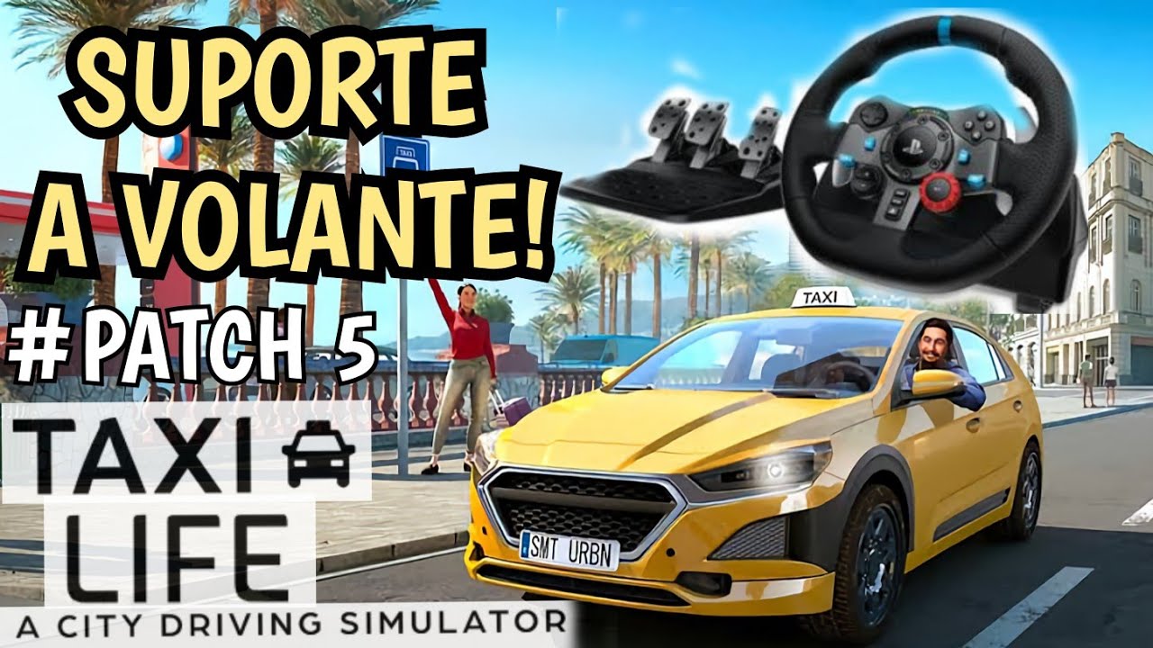 SUPORTE AO VOLANTE no TAXI LIFE Para PLAYSTATION 5 e XBOX SERIES S|X e ...