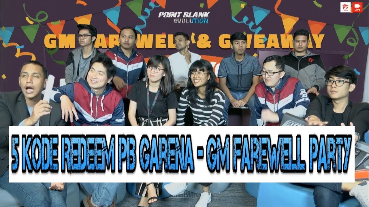 Kode Redeem PB GM Farewell Party - YouTube