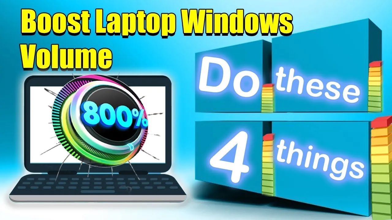 Boost Windows Laptop Volume! 4 Easy Techniques to Crank Up Sound - YouTube