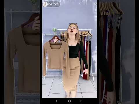try on!! sepaket baju n celana tipis