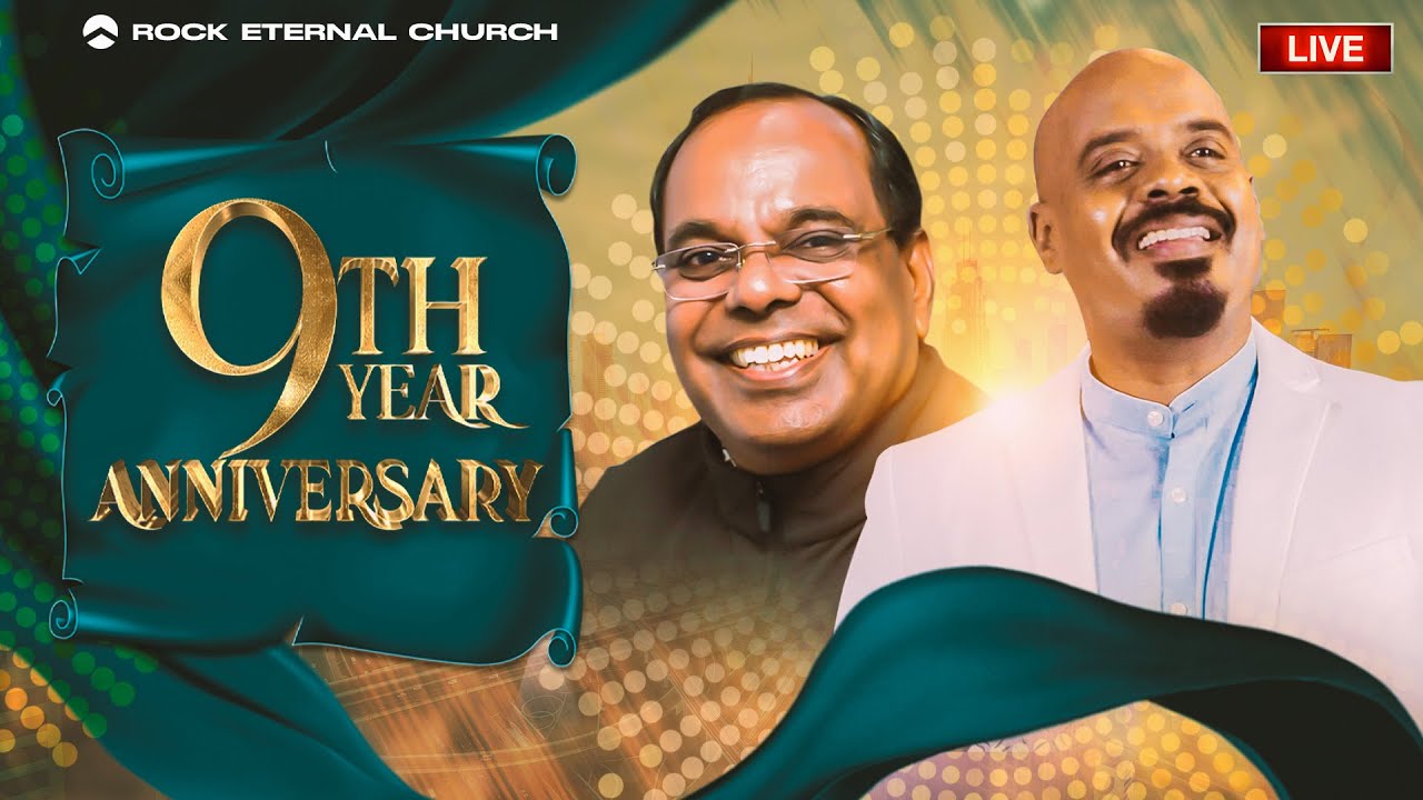 🔴 LIVE | Rock Eternal Church | 9th Church Anniversary | Ps. Reenukumar ...