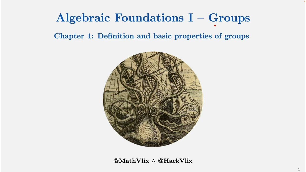 Algebraic Foundations I - Groups | Chapter 1: Definition and basic ...