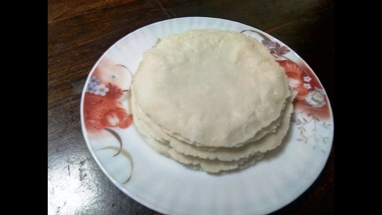 How to Make Nice Pathiri//Malabar Pathiri//Rice roti - YouTube