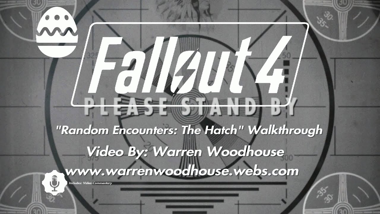 FALLOUT 4 (PS4) - "Random Encounters: The Hatch" Walkthrough - YouTube