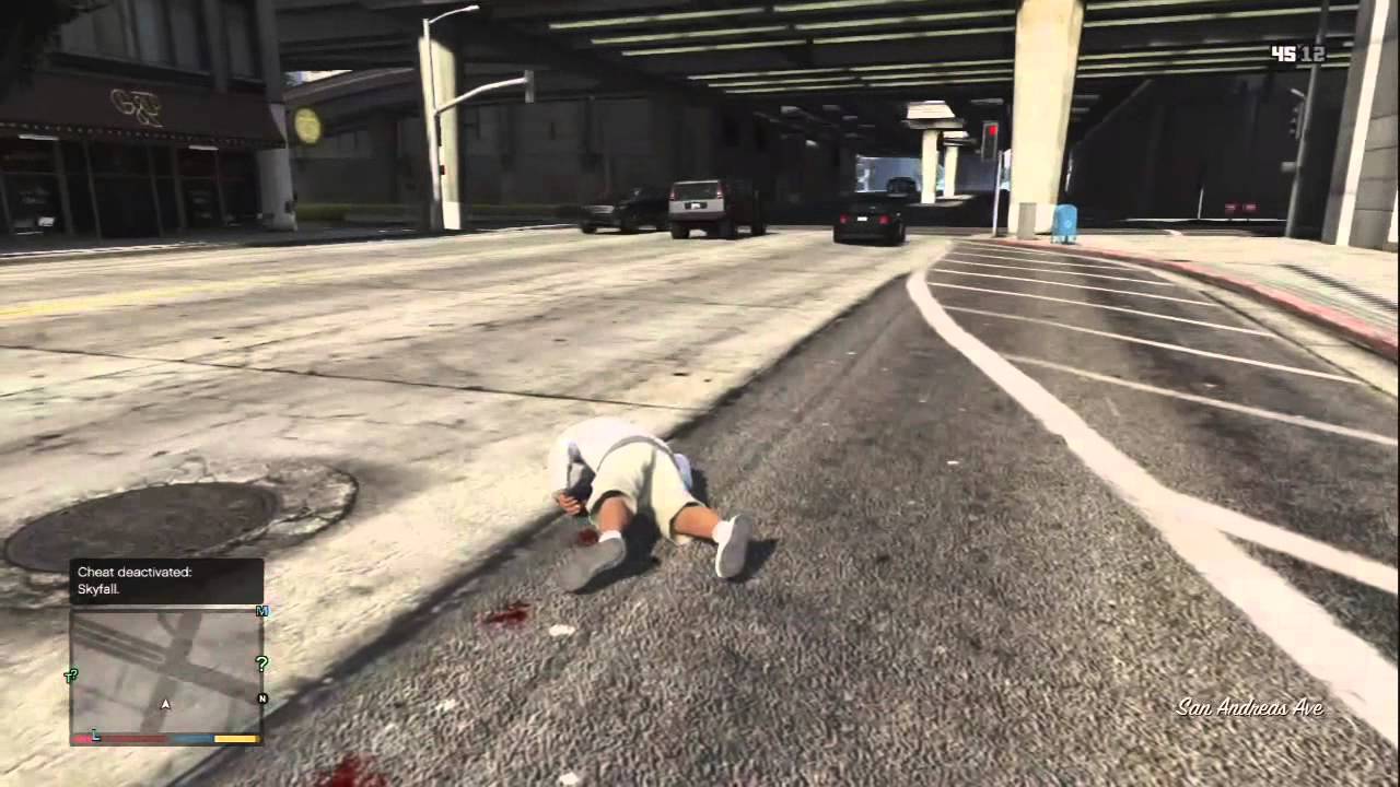 GTA V - Cheats - Flaming Bullets, Skydiving, Vehicle Spawns! (Xbox 360 ...