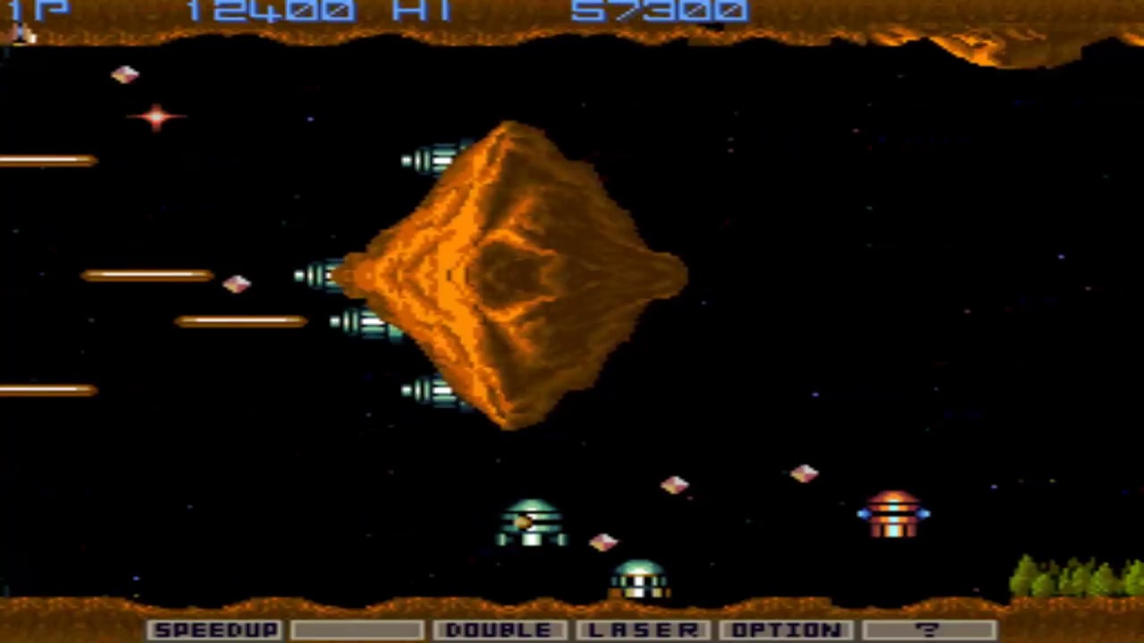 ARCADE MACHINES MAME GRADIUS BUBBLE SYSTEM 1985 KONAMI - YouTube