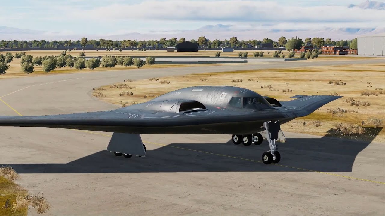 B-2 Spirit Stealth Bombers. Carpet Bombing. DCS World. - YouTube