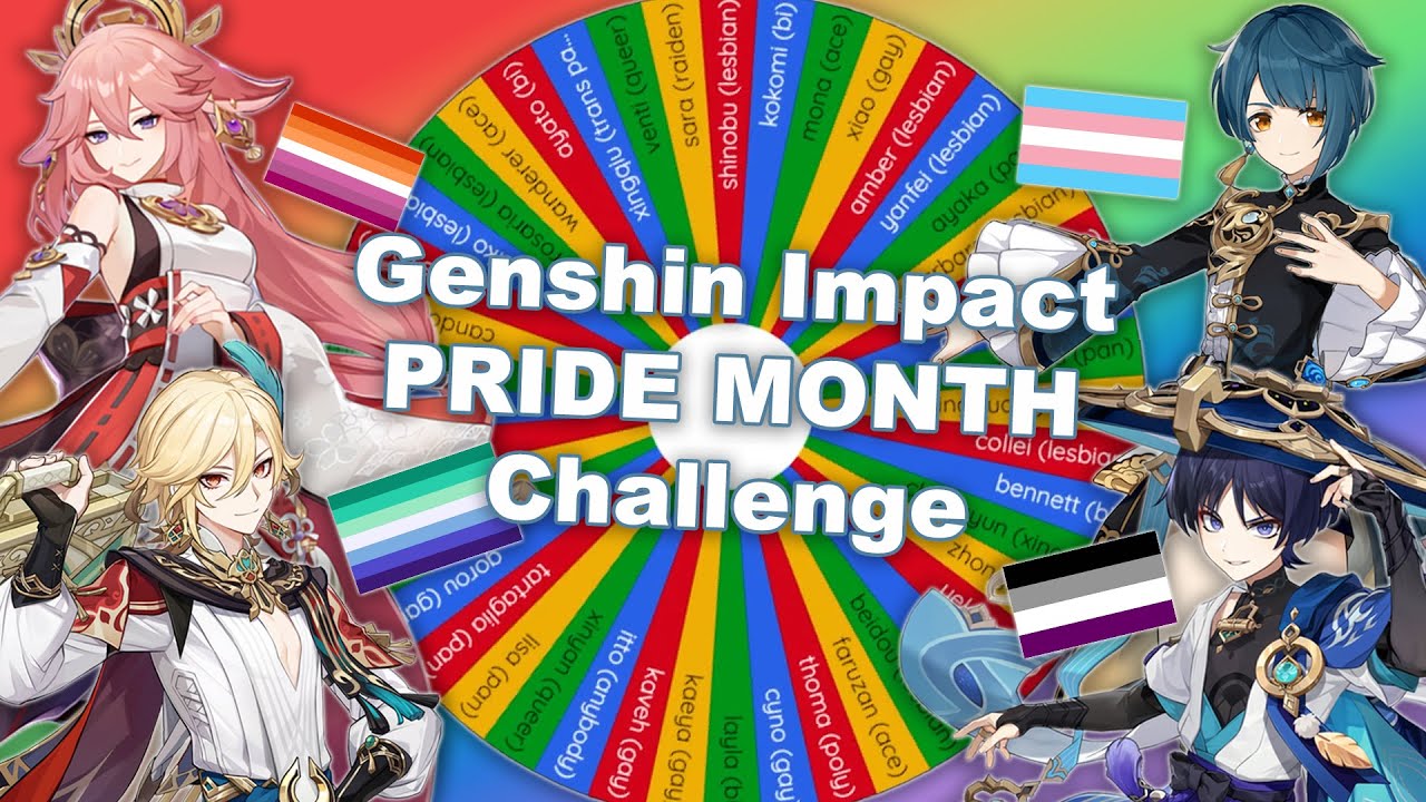 GENSHIN PRIDE MONTH CHALLENGE!! - YouTube