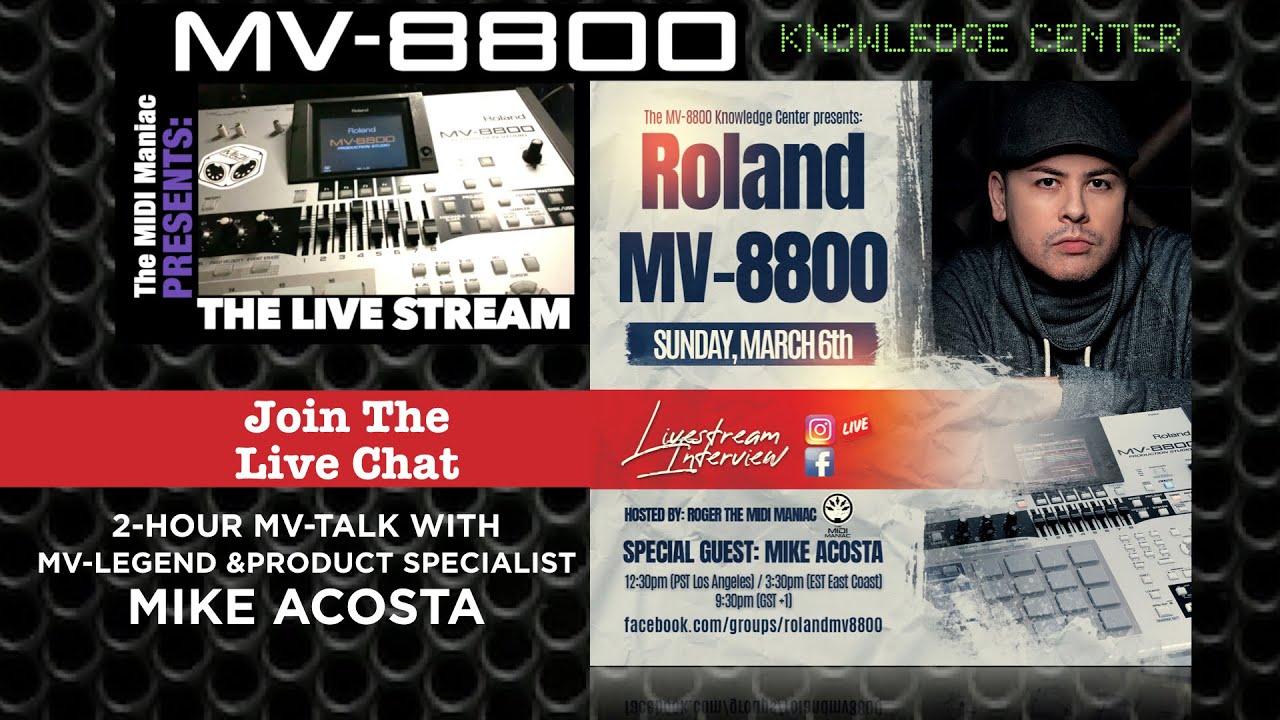 Promo for interview with MV-Legend Mike Acosta - Sunday 6th of March ...