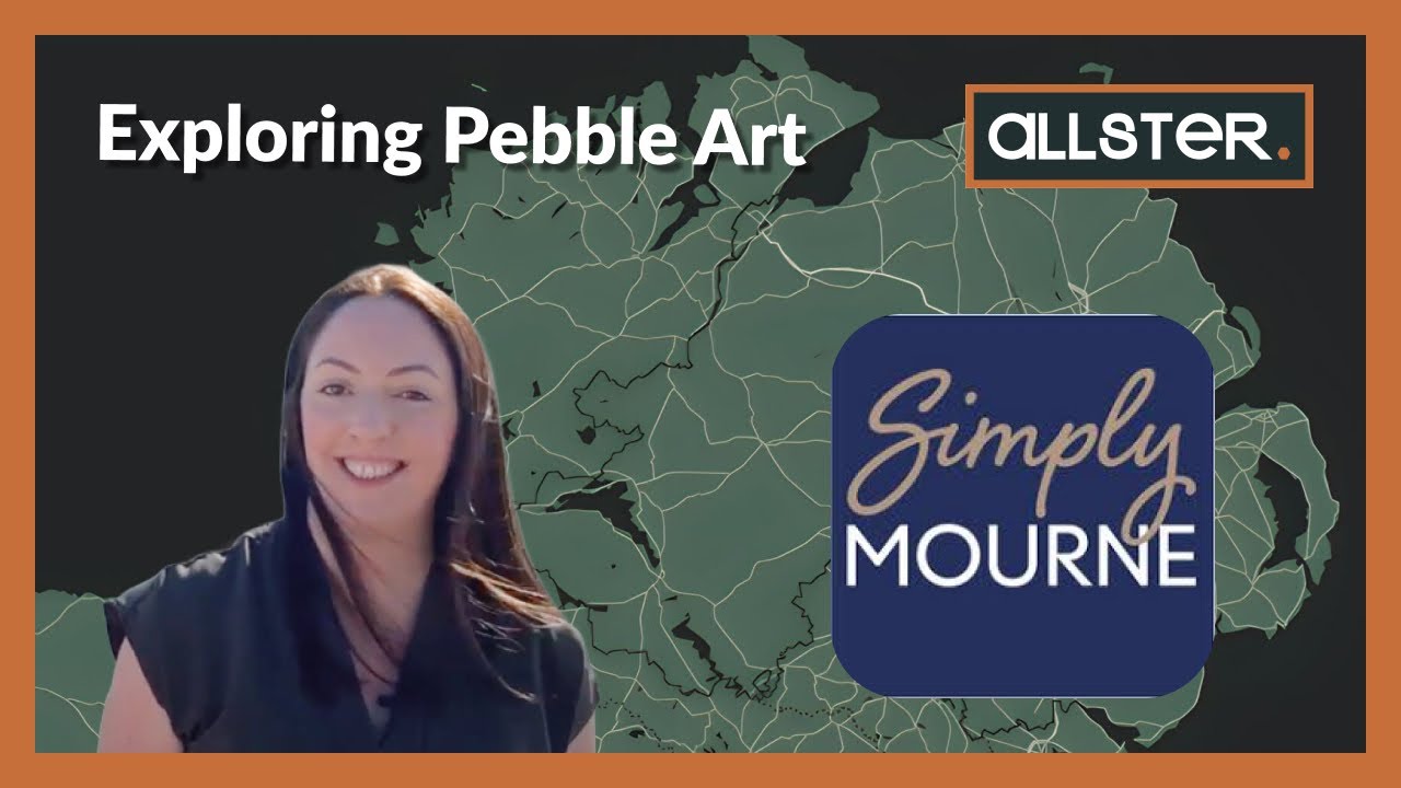 Pebble Art with Simply Mourne - AllsterBus Tour - YouTube