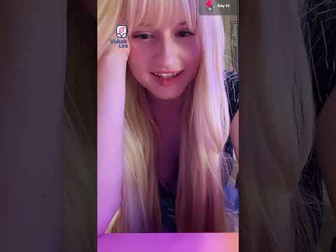 Pretty Girl 😍 Blonde Beauty Style Live Tango Vlog Bigolive Stream Periscope 💝