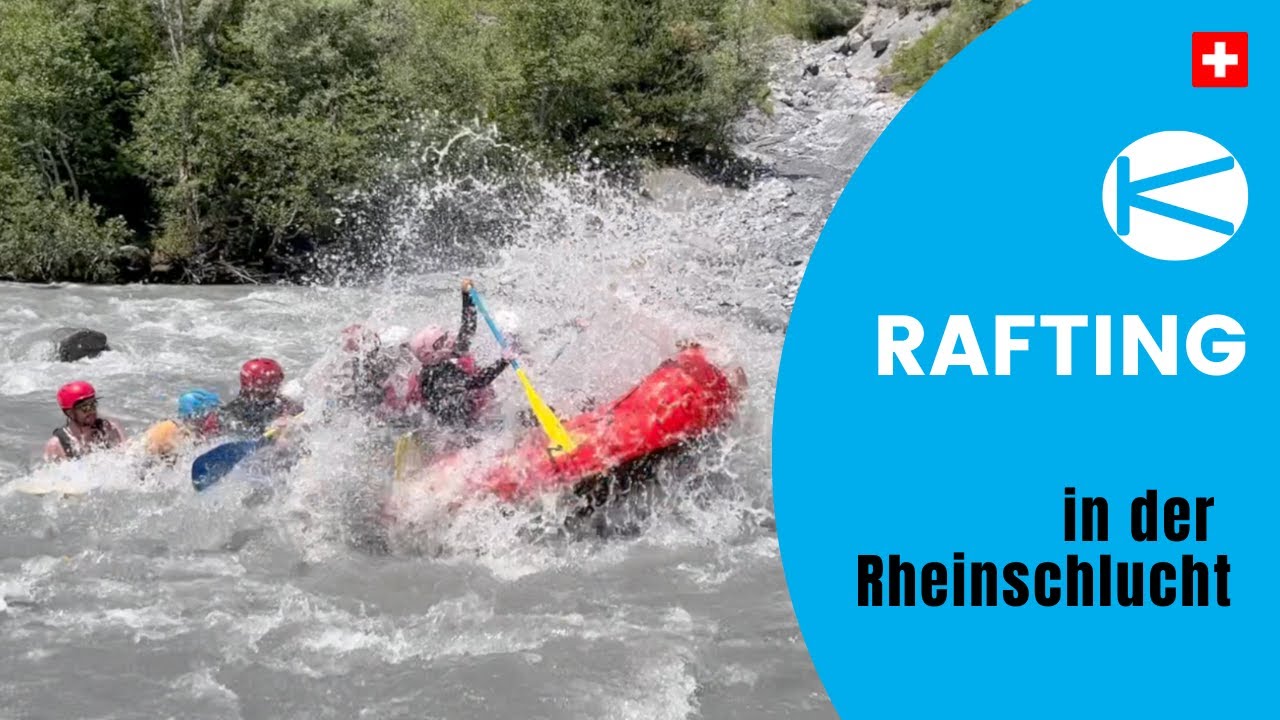 Die schönste River Rafting Tour Europas. Die Rheinschlucht ist ein ...