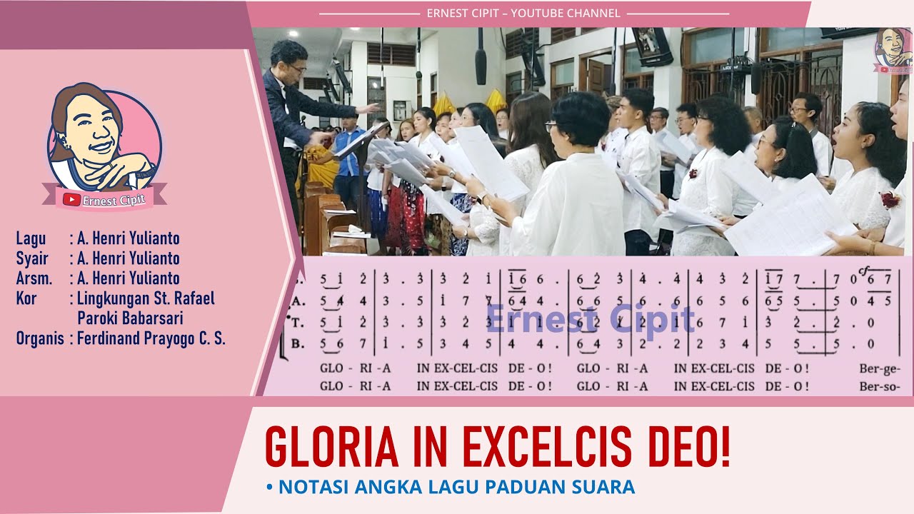 Lagu Persembahan Malam Natal Gloria In Excelcis Deo | A. Henri Yulianto ...