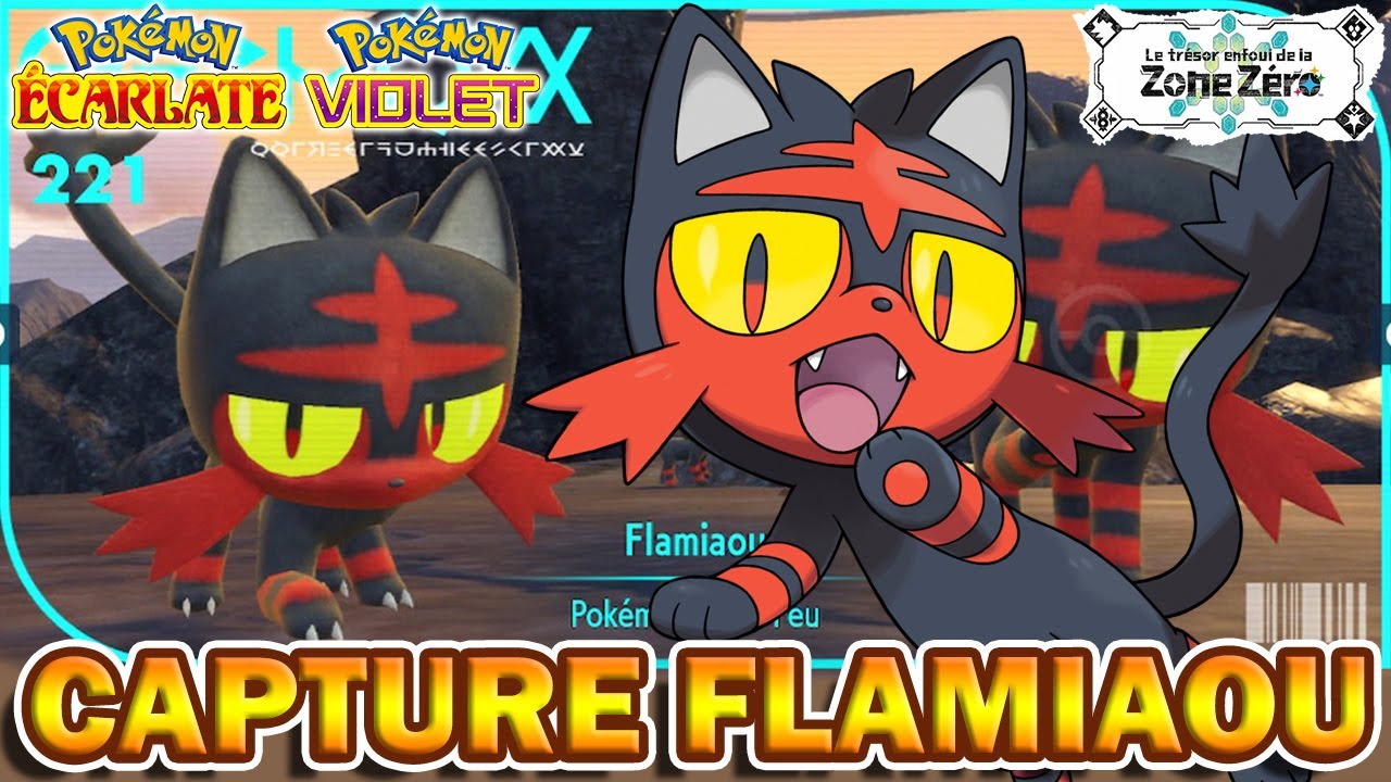 CAPTURER LE STARTER FLAMIAOU | Pokémon Violet & Écarlate [ DLC Disque ...