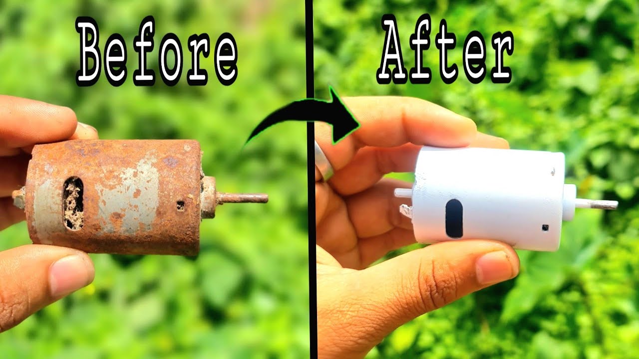 Refurbishment of old DC motors - YouTube