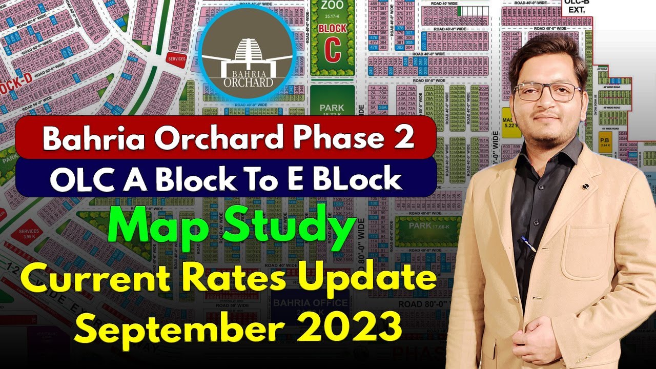 Bahria Orchard Phase 2 Olc A To E Block Map Study & Current Price Rates ...
