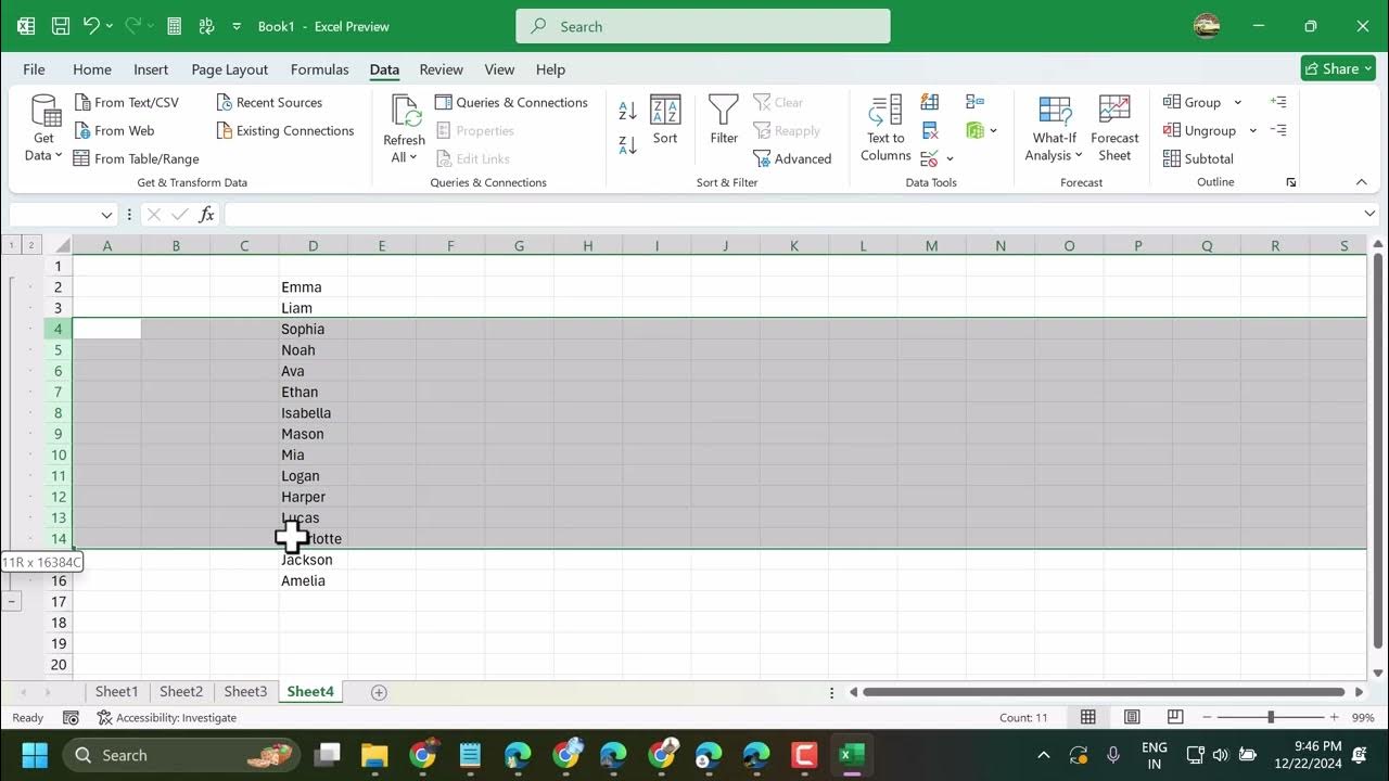 How to create collapsible rows in Excel - YouTube