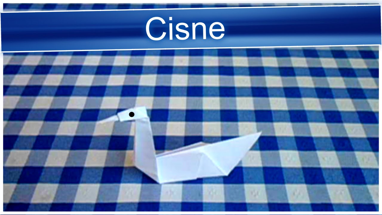 Como fazer o Origami de Cisne passo a passo (Gama Paper) - YouTube