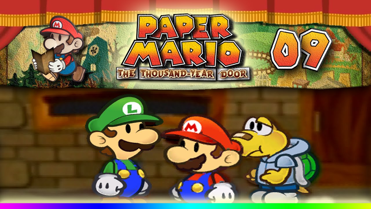 Let's Play Paper Mario: The Thousand-Year Door 09: Luigi Time! - YouTube