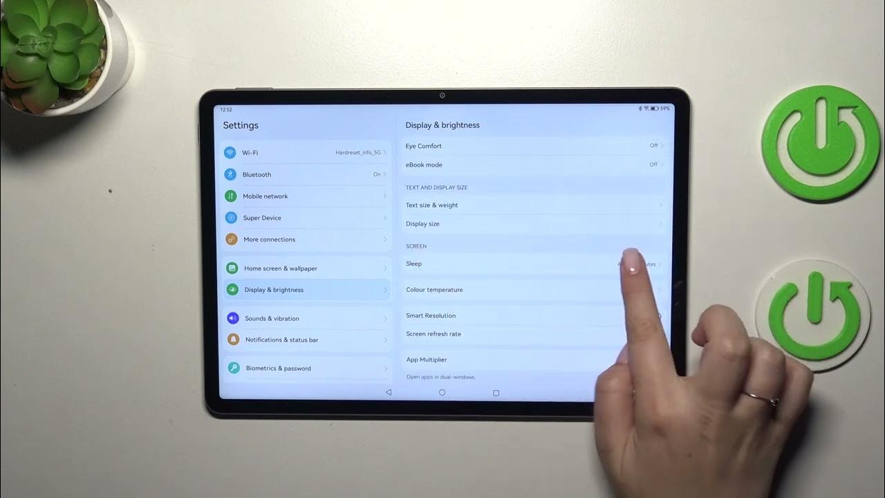 How to Change Screen Timeout on HUAWEI MatePad 11.5 - YouTube