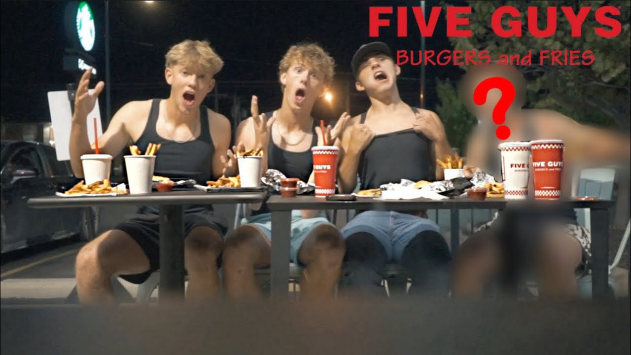 Five Guys Food Review Feat. Special Guest! - YouTube