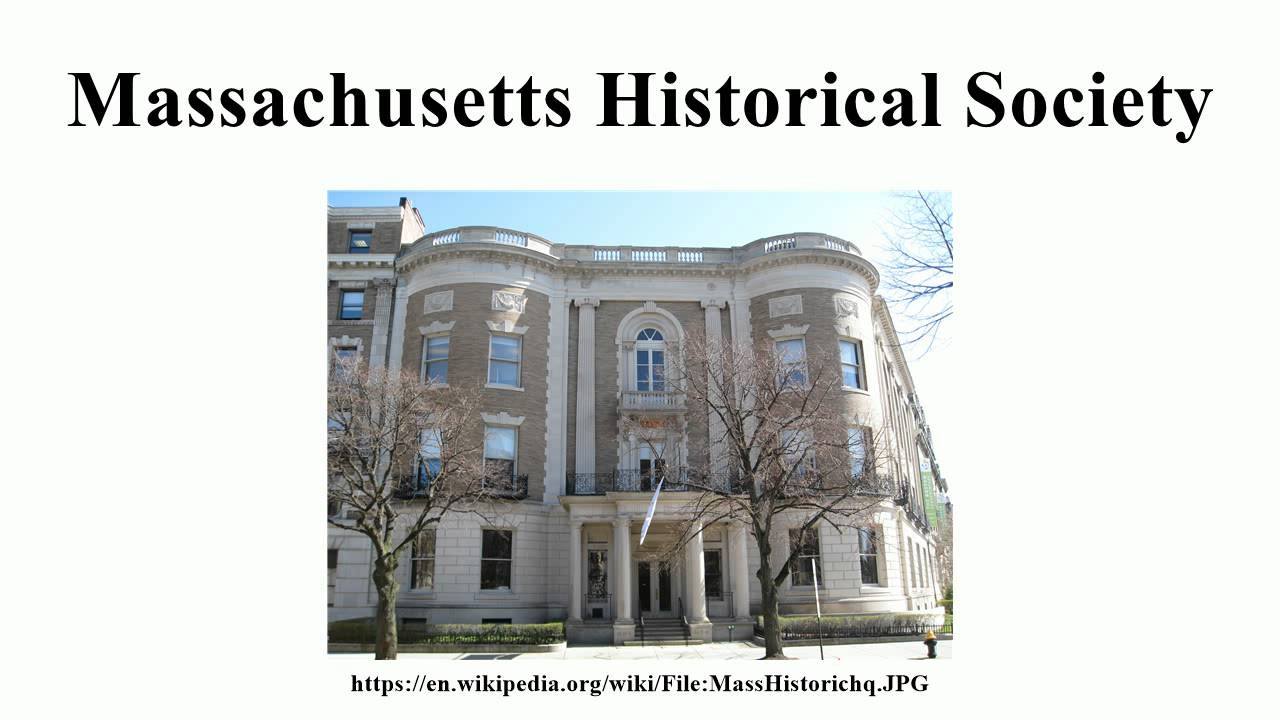 Massachusetts Historical Society - YouTube