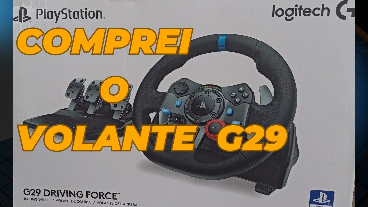 Comprei o Volante g29 - YouTube