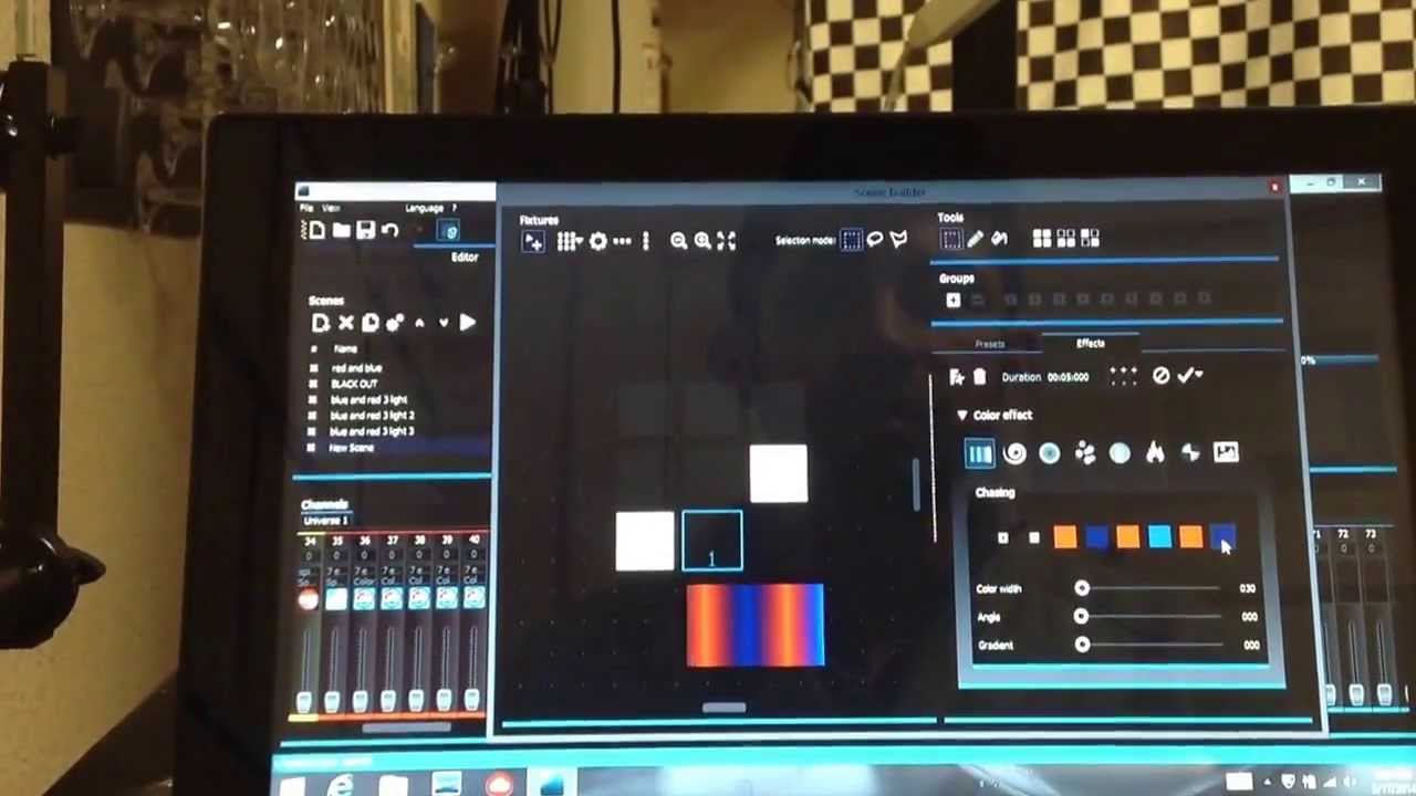My DMX 2.0 Project. Video 8. Editing an effect. Custom matrix. - YouTube