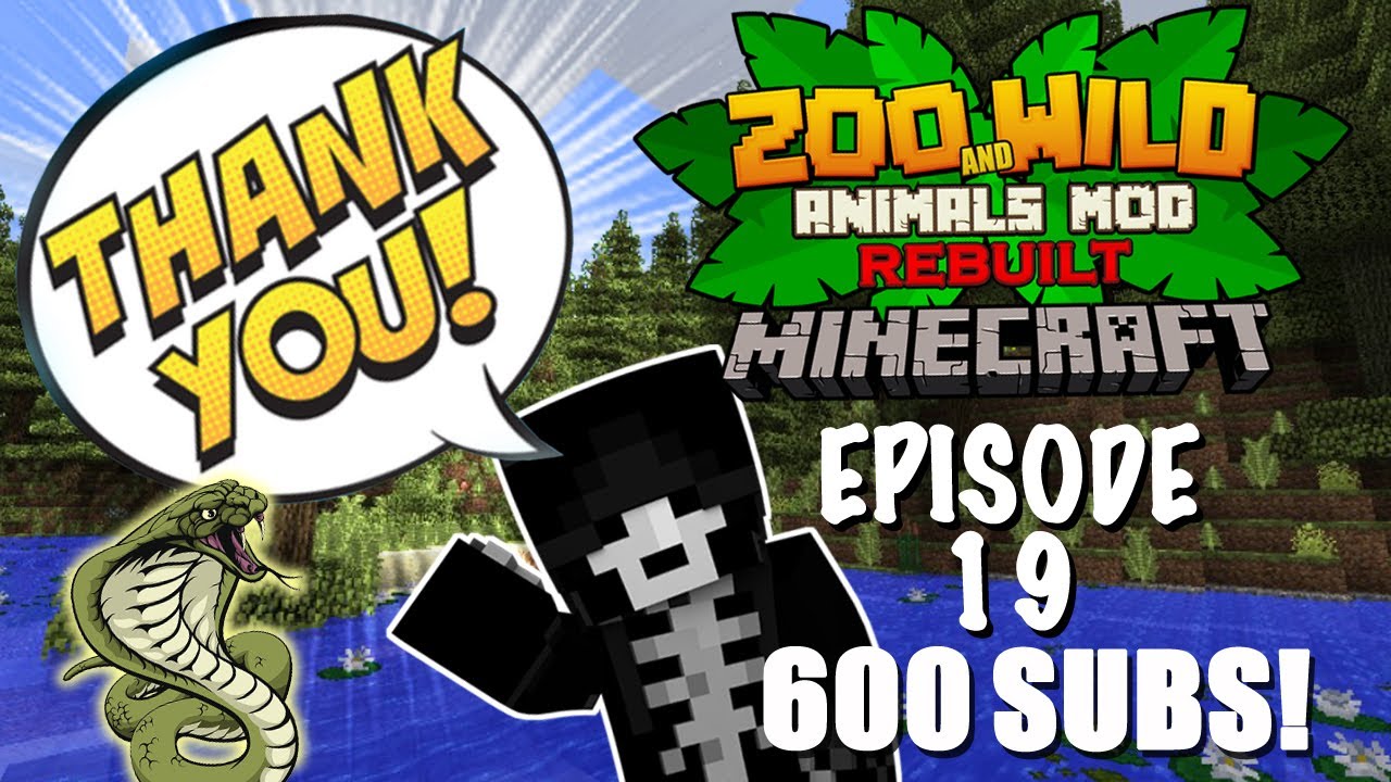 Minecraft SMP: Zoo and Wild Animal (ZAWA) Mod - EP19 - Special Extra ...