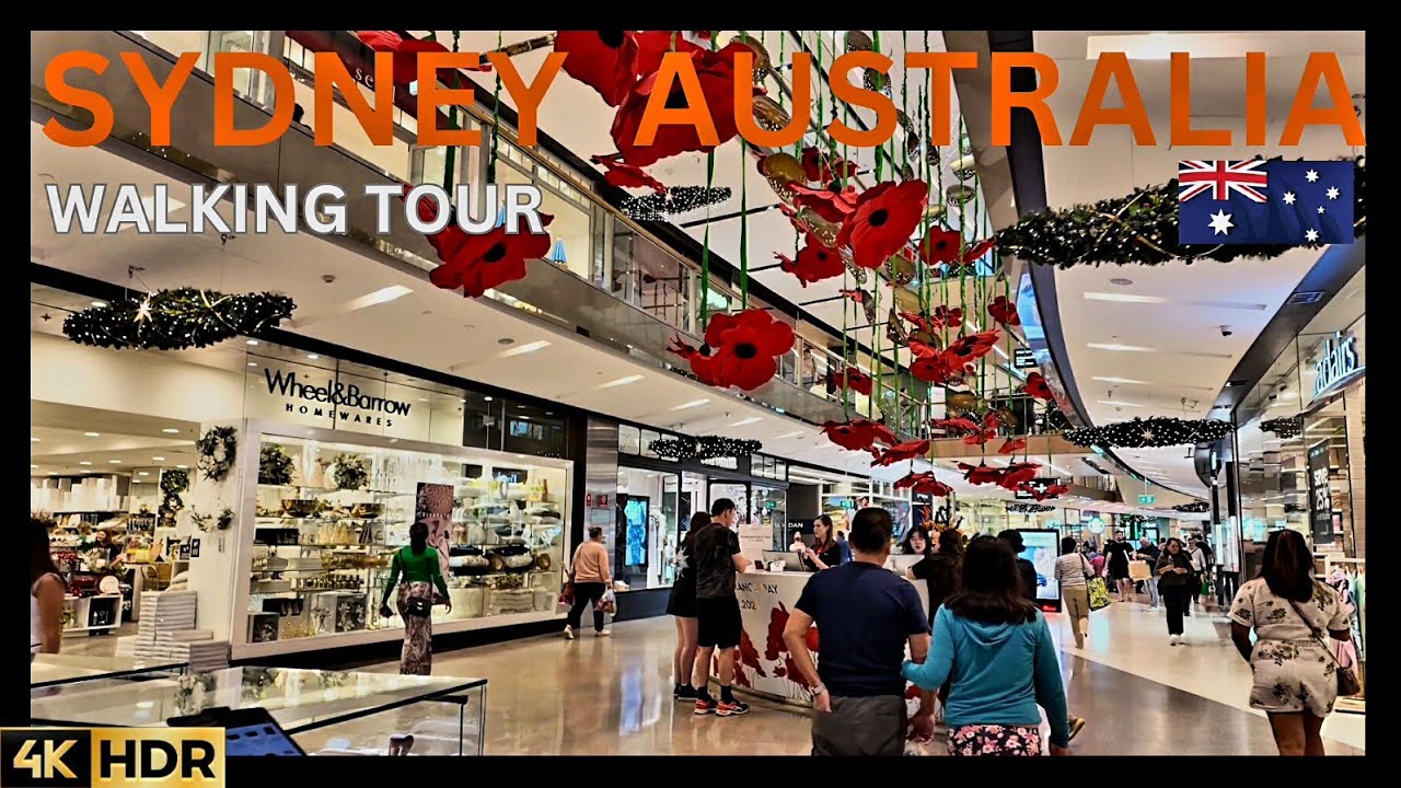 SYDNEY AUSTRALIA VIRTUAL WALKING TOUR | Inside Miranda Westfield Mall ...