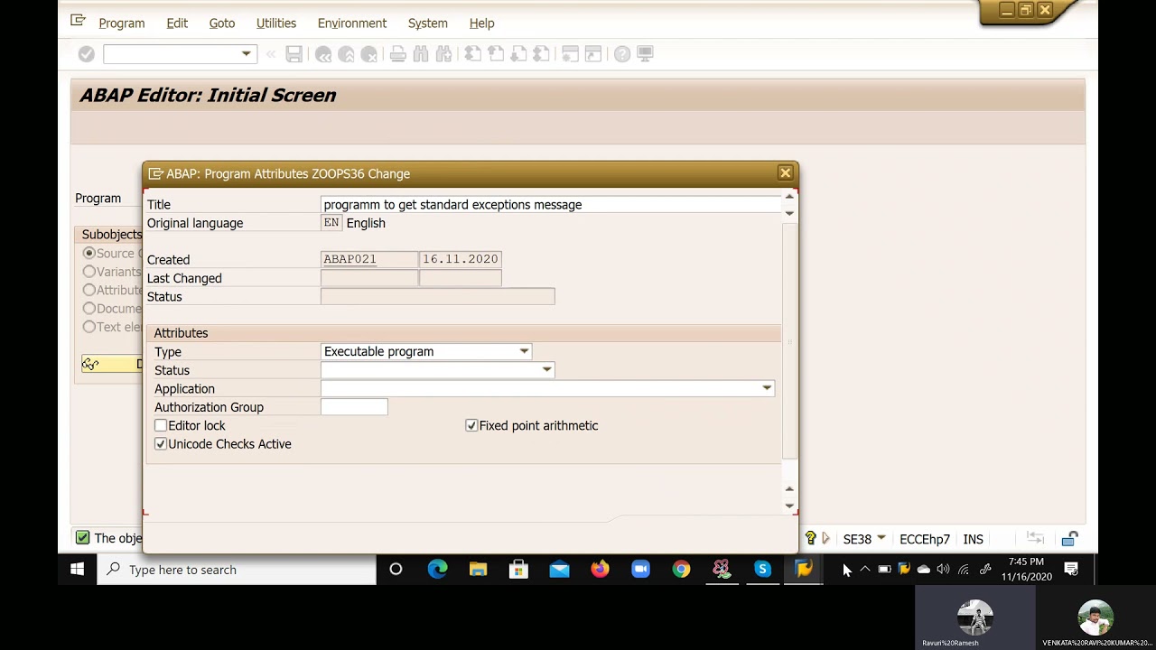 Oo Abap Exception Handling Part3 Standard Exception Class Messages Youtube 1032