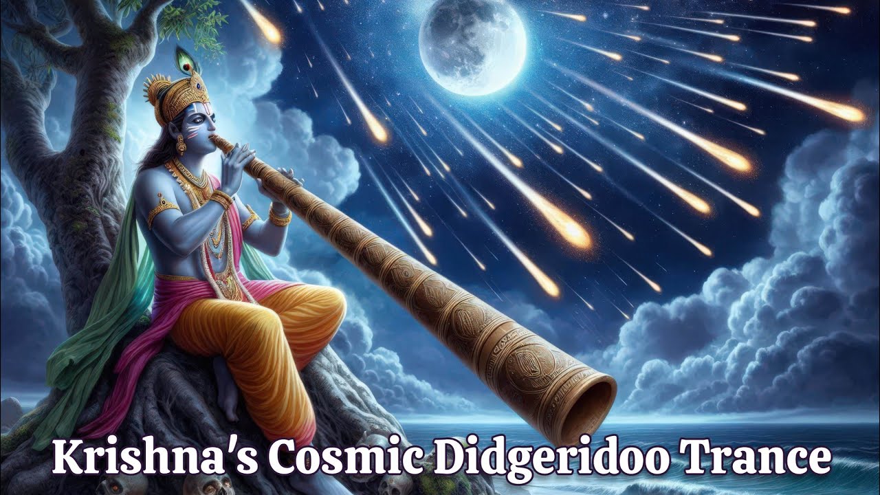 Krishna's Cosmic Didgeridoo Trance | Psychedelic Instrumental Music for ...
