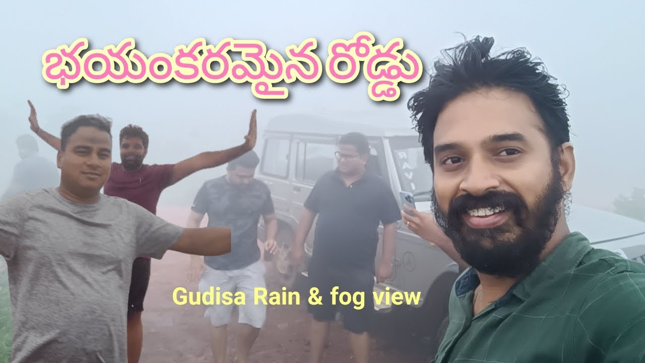 || unbelievable road || adventure gudisa || shoking rain & fog ...