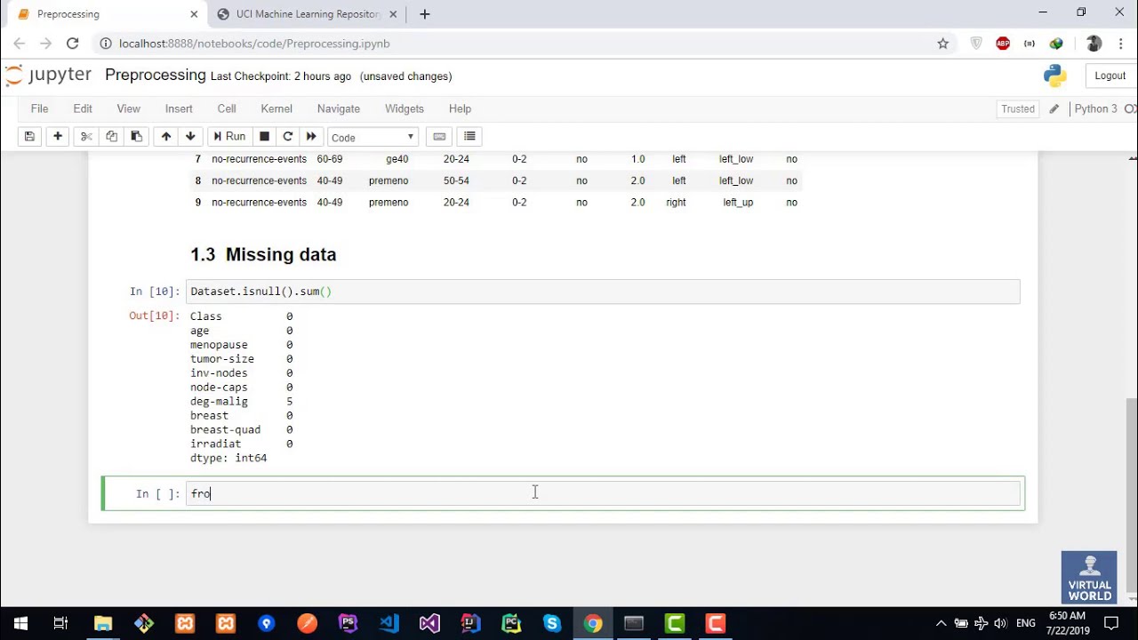 3- Preprocessing Missing Values - YouTube