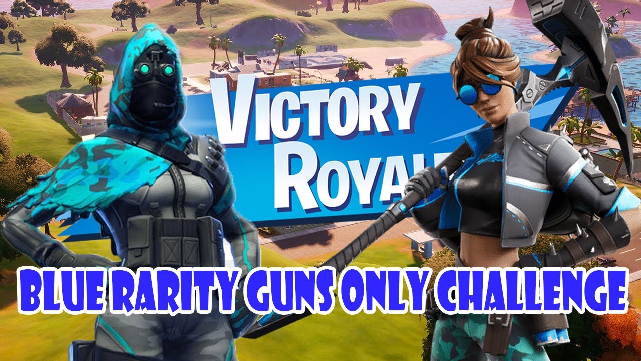 BLUE RARITY GUNS ONLY CHALLENGE!!! ft Ghacko - YouTube