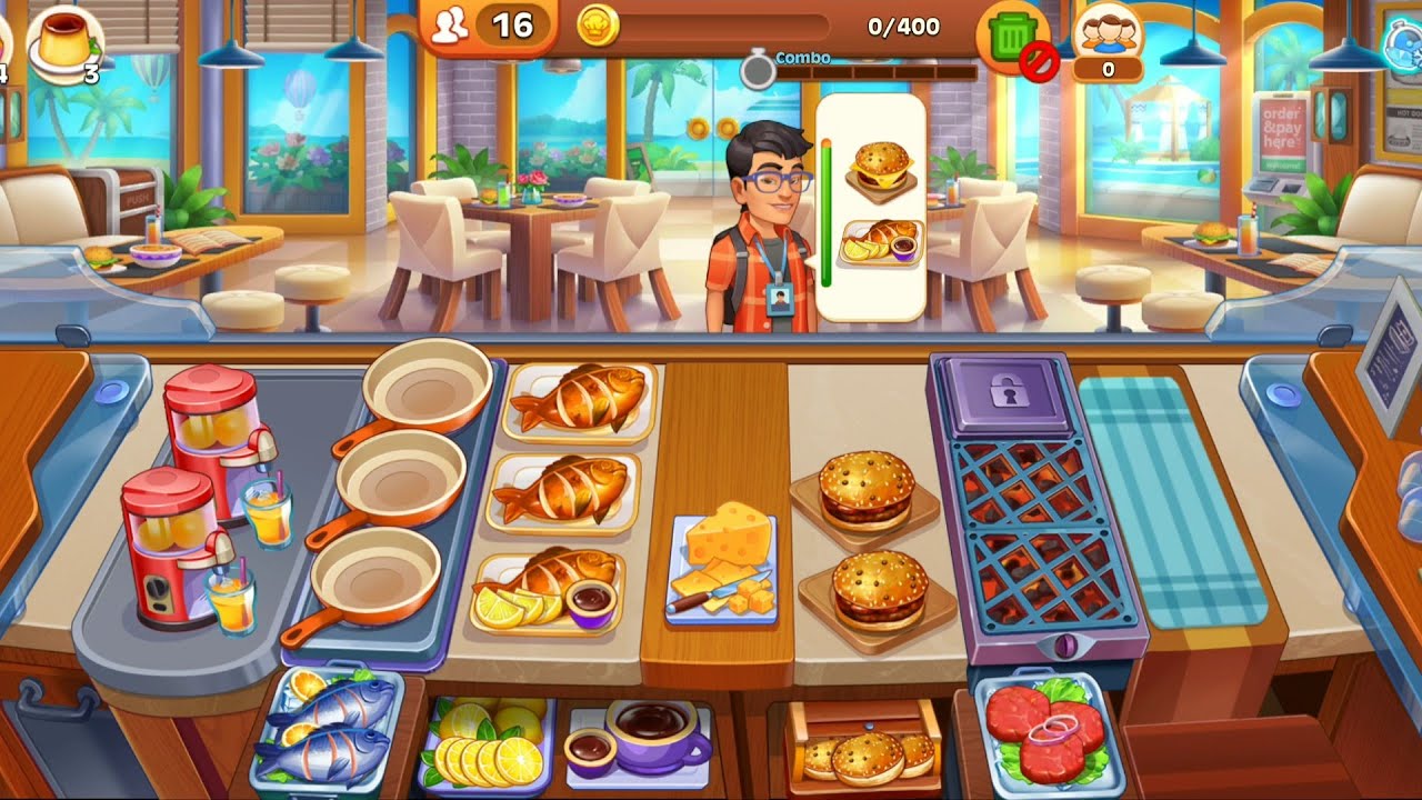 Firsh Fry and Burgers | Cooking Madness A Chef's Restaurant Part-#2 ...