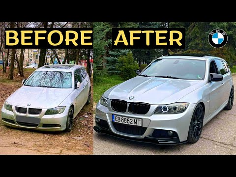 Builidng A BMW E91 330XD Under 5 Minutes | Project Car Transformation