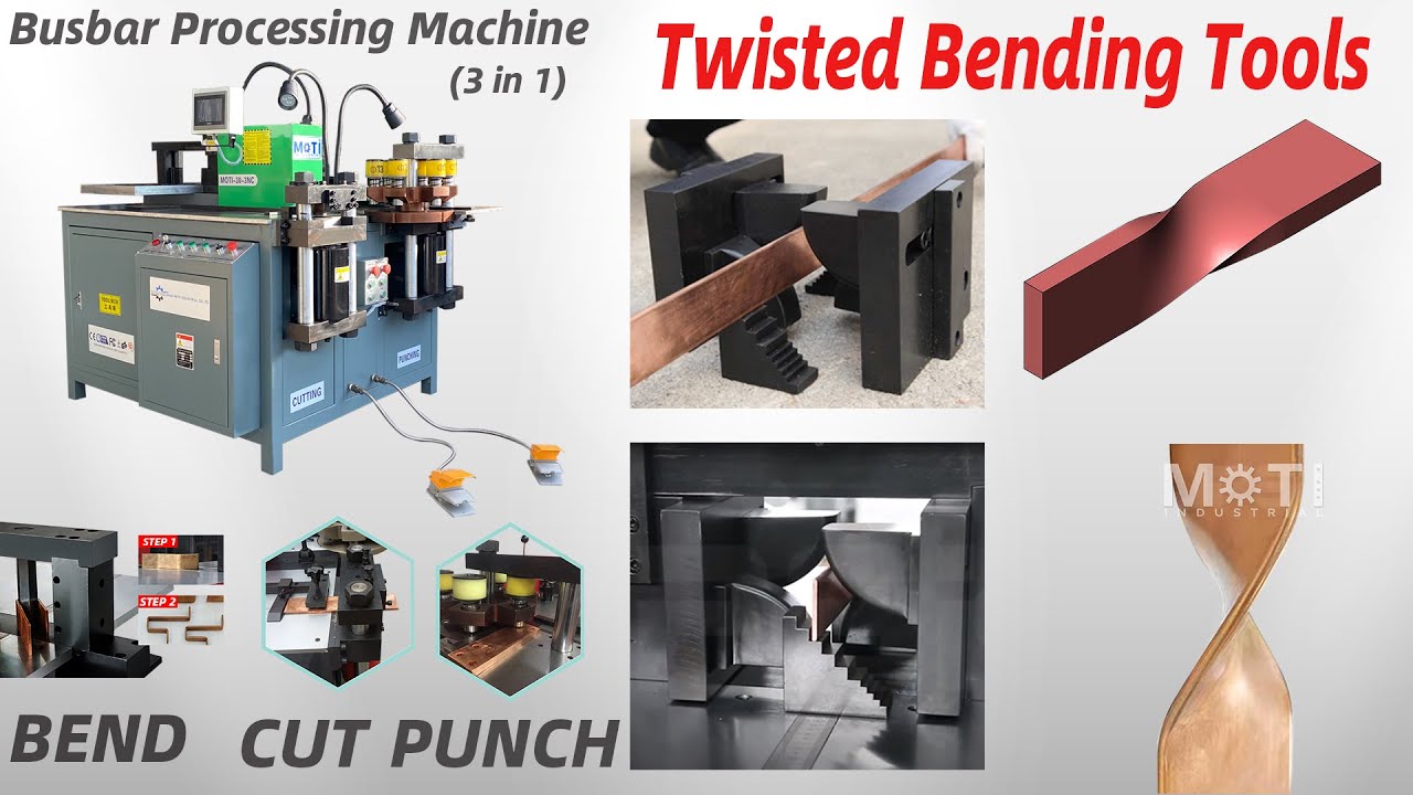 Twisted Bending of Bus bar Bending Machine Bus bar Processing Machine ...