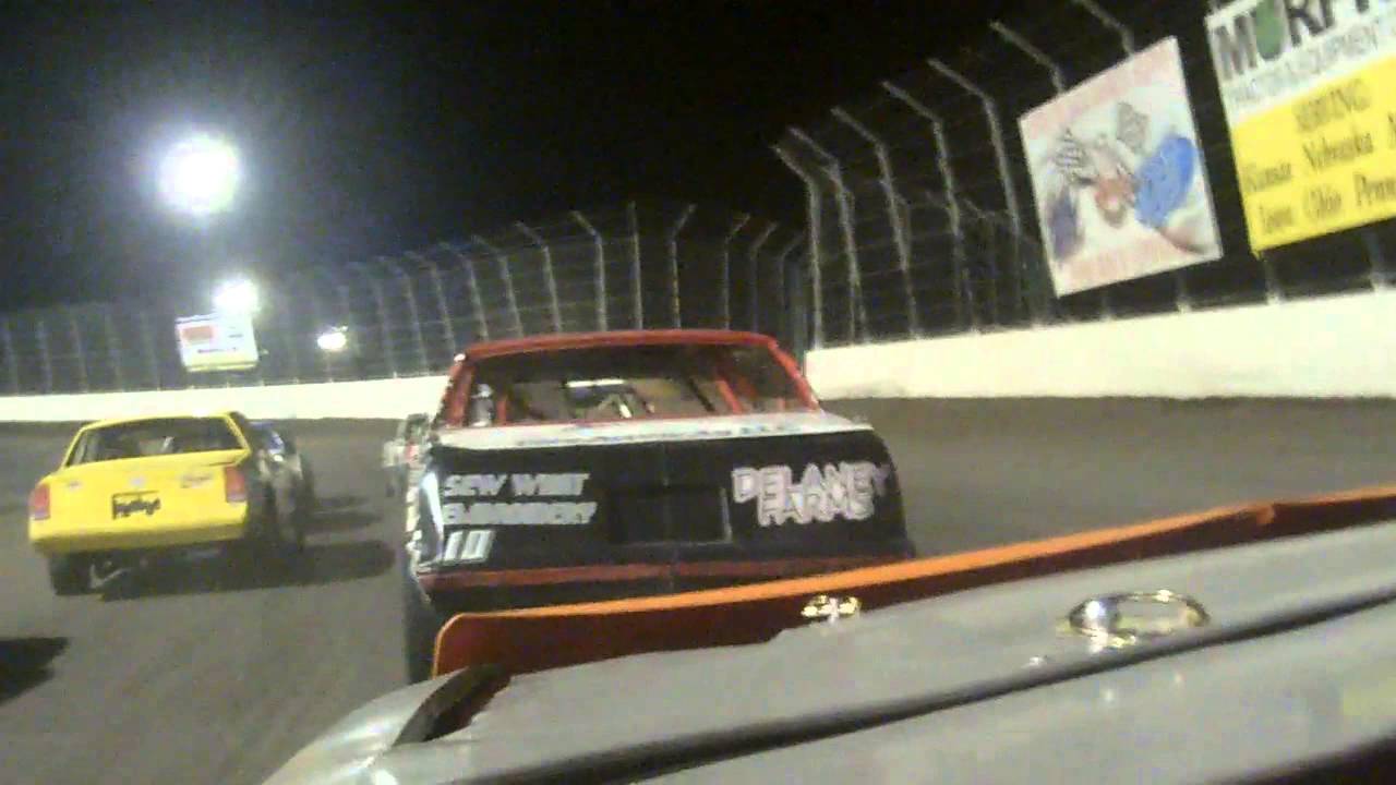 DCCRP July 25, 2014 IMCA Stock Car Feature Race Part 1 - YouTube