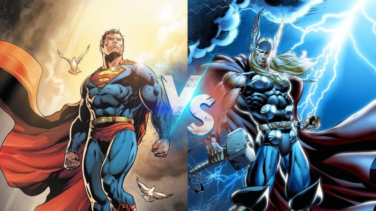 Superman vs Thor - (sprite animation) - YouTube