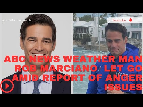 ABC WEATHER MAN ROB MARCIANO GOT FIRED AMID REPORT OF ANGER ISSUES ...