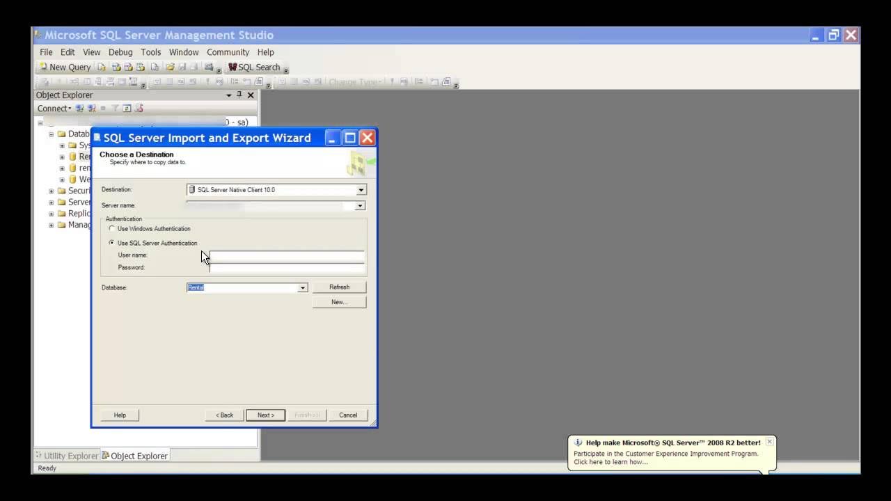 Updating Remote SQL Server Database - YouTube