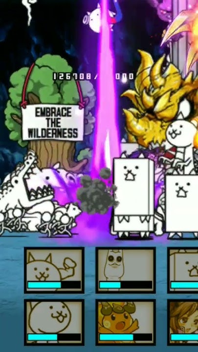 I beat the battle cats chapter 2 moon empire of cats - YouTube