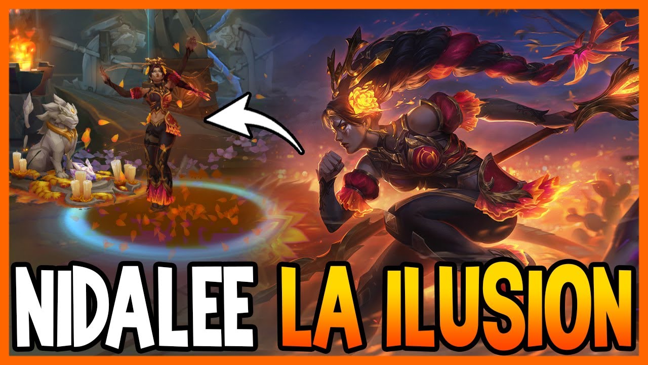 SKIN de NIDALEE LA ILUSION | League of Legends - YouTube