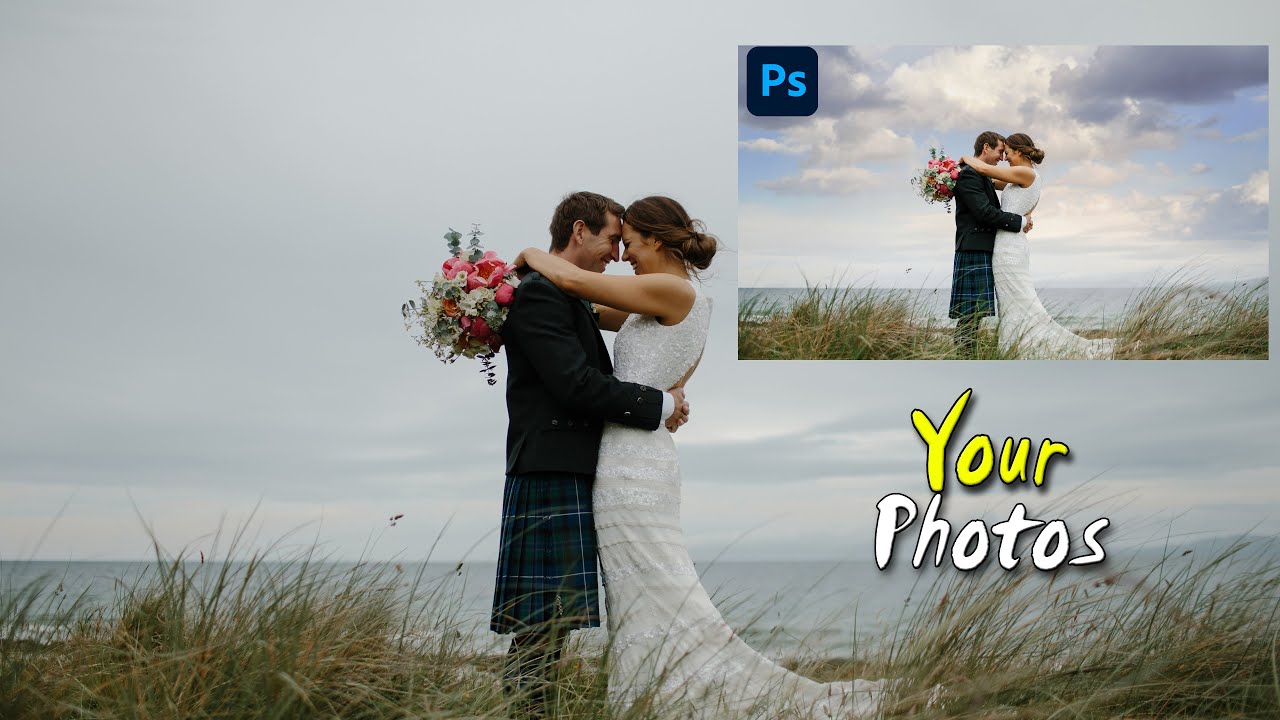 PHOTOSHOP TUTORIAL:Pre-Wedding Photo Editing - YouTube